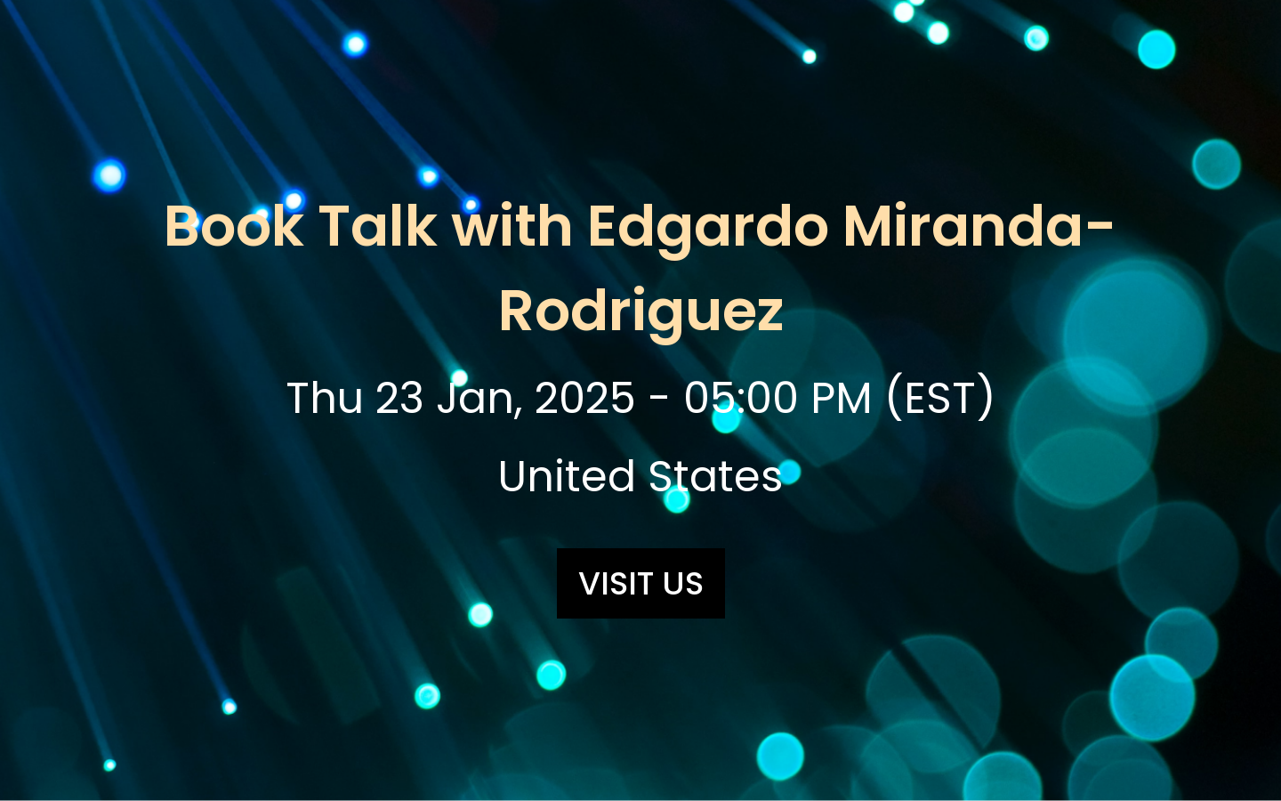 Book Talk with Edgardo Miranda-Rodriguez